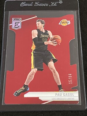2023-24 Panini Donruss Elite Pau Gasol Red Die-Cut 15/84 #101 - LA ...