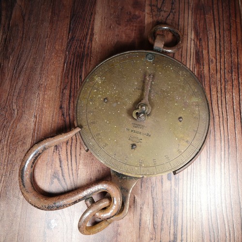 Vintage Class III Salters 250lbs - Brass - Spring Balance Scales with ...