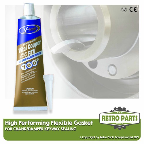 Crank/Damper Keyway Sealing Flexible Pro Gasket For Opel. Seal Fix Diy ...