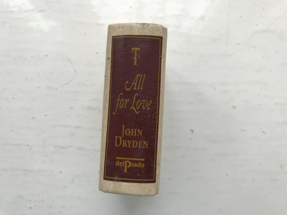 DEL PRADO MINIATURE LIBRARY BOOK CLASSICS - ALL FOR LOVE - JOHN DRYDEN ...