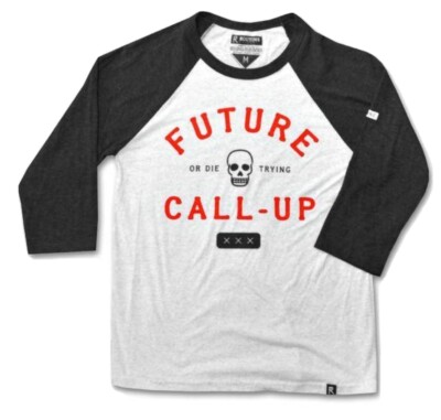 NEW⚾Routine Baseball Mens 3/4 Sleeve Shirt Crew Neck Size:XL Top🇺🇸 MADE ...
