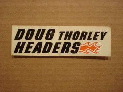 Vintage Doug Thorley Headers Small Vintage Racing Sticker / Decal | eBay
