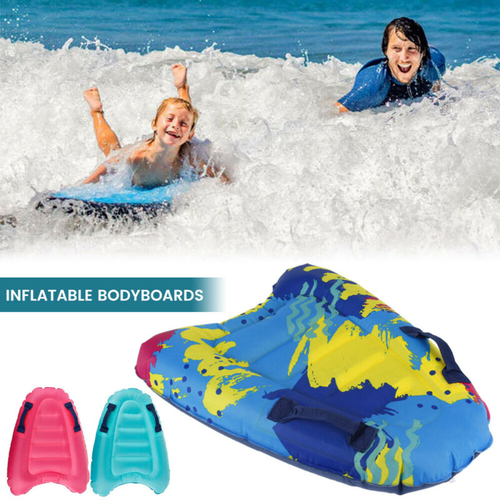 Kids Swimming Inflatable Float Kickboard Learning Bodyboard Children ...