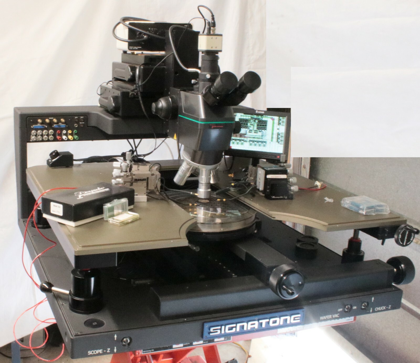 Signatone 12 inch Probe Station Prober Cascade Microtech RF Probe 1 YR ...