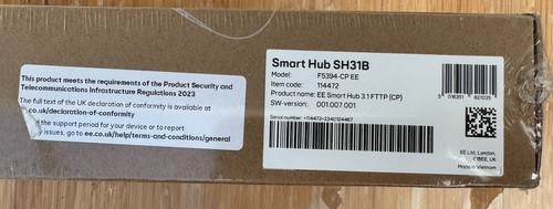 EE Smart Hub Plus SH31B 3.1 FTTP Brand New | eBay