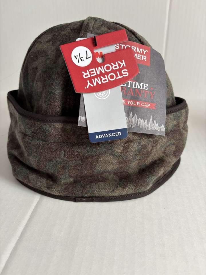 New Men's STORMY KROMER The Rancher Cap Size 7 1/4 Olive Green *Made In ...