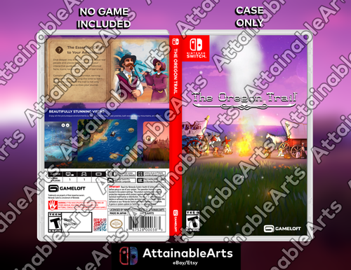 Oregon Trail - Nintendo Switch Custom Cover/Game Case (Switch, 2023) NO ...