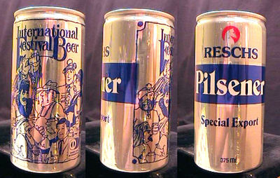 RESCHS PILSENER SPECIAL EXPORT INTERNATIONAL FESTIVAL BEER - 375ML PULL ...