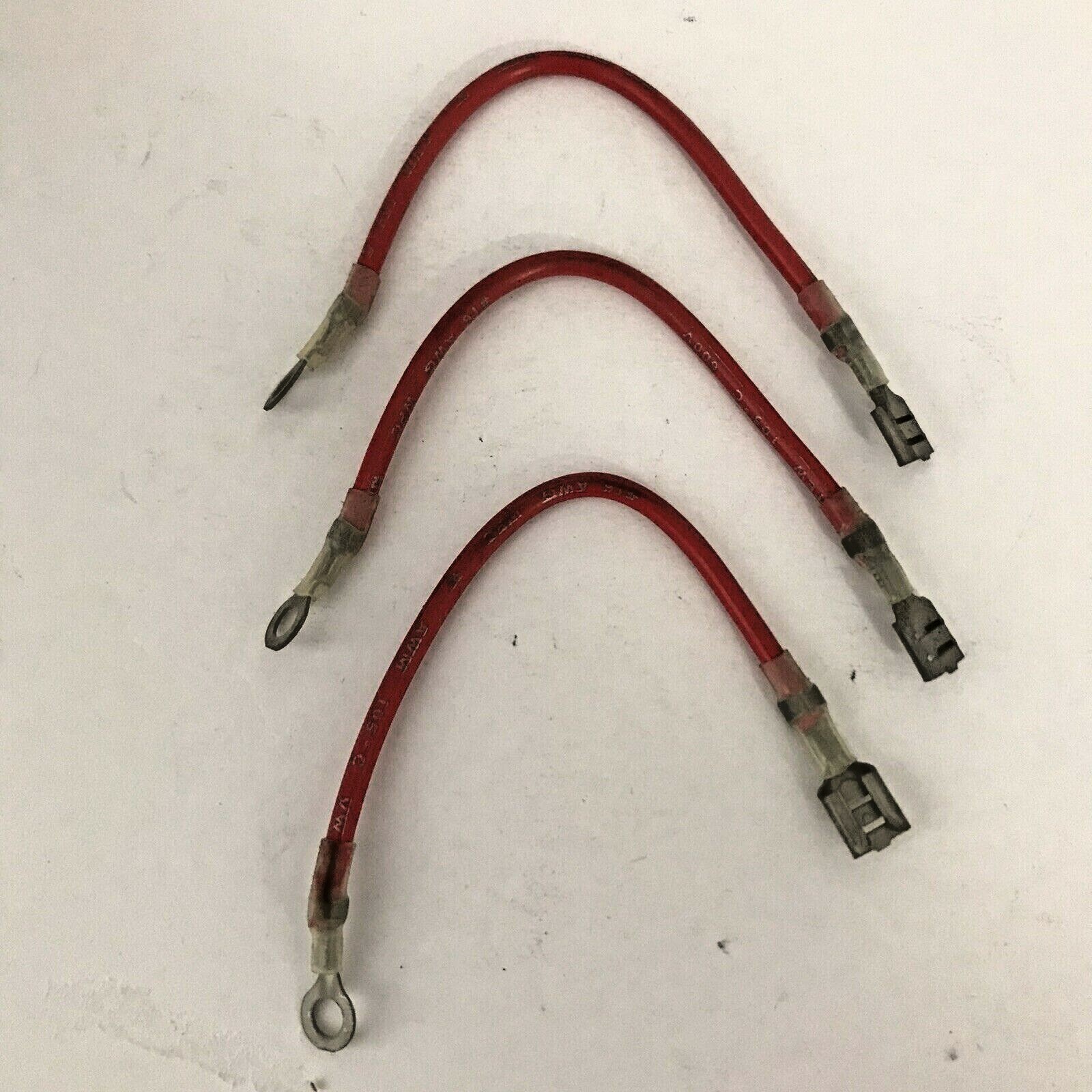 THREE GRACO # 220979 RED CONDUCTOR WIRE LEADS FOR A #222-369 PRESSURE ...