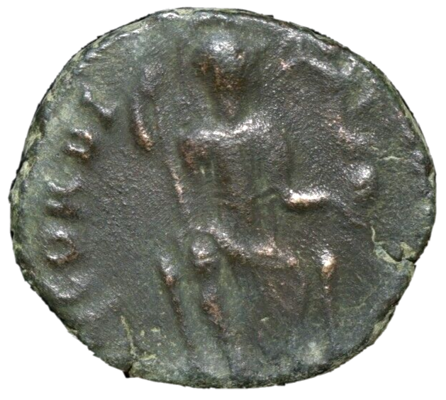 RARE ARCADIUS with CROSS Original 401AD Antioch Ancient Roman Coin ...
