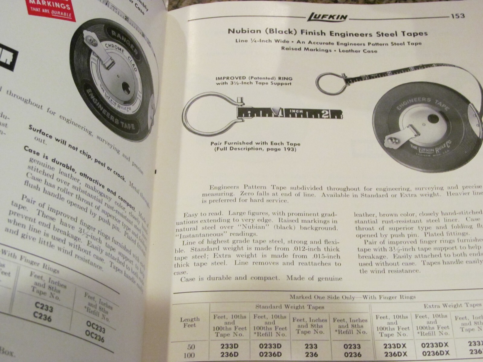 Lufkin Rule Company, Saginaw, Mich.-Catalog No. 14 of Tapes, Rules- 320 ...