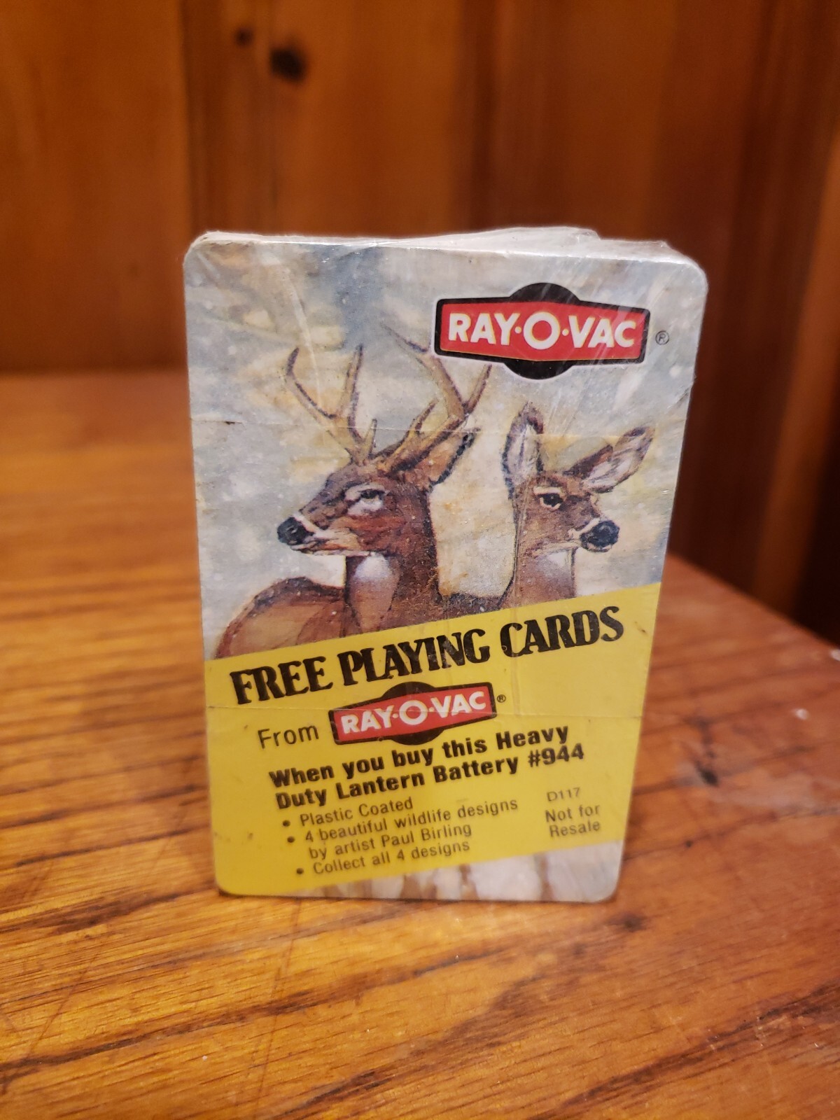1983 RAY - O - VAC VINTAGE VAULT LOGO PLAYING CARDS SEALED 1983 deer 🦌 ...