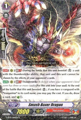 CFV G-BT12/040EN R Smash Boxer Dragon G-BT12/040EN Carte Vanguard | eBay