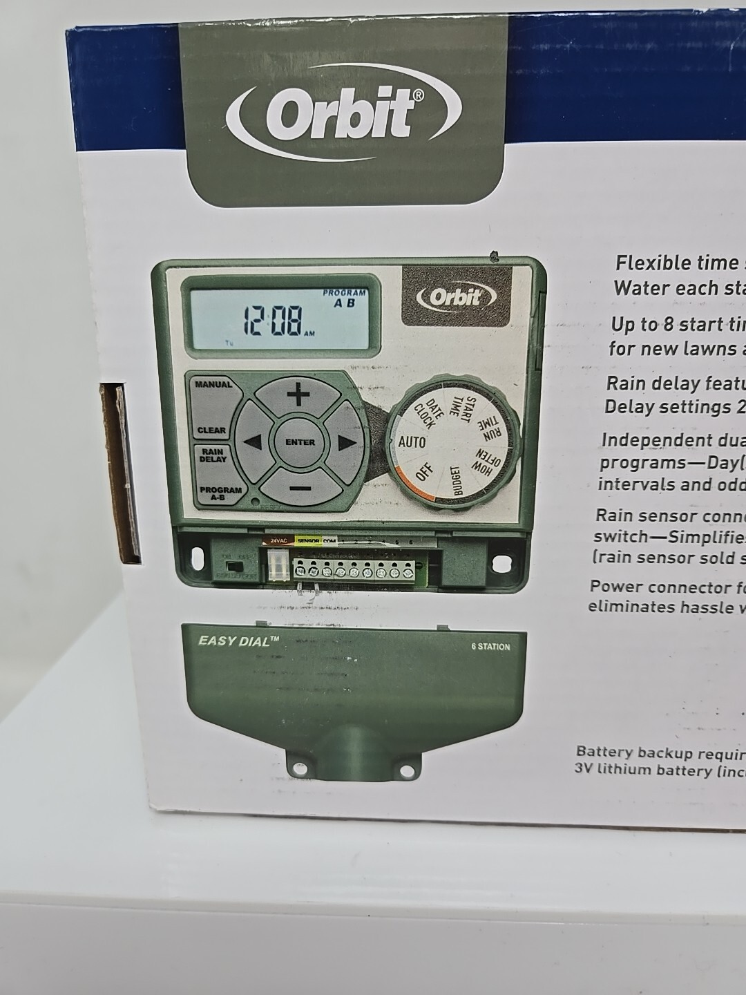 Orbit Easy Dial Sprinkler Timer 6 Stations 57596 for sale online | eBay