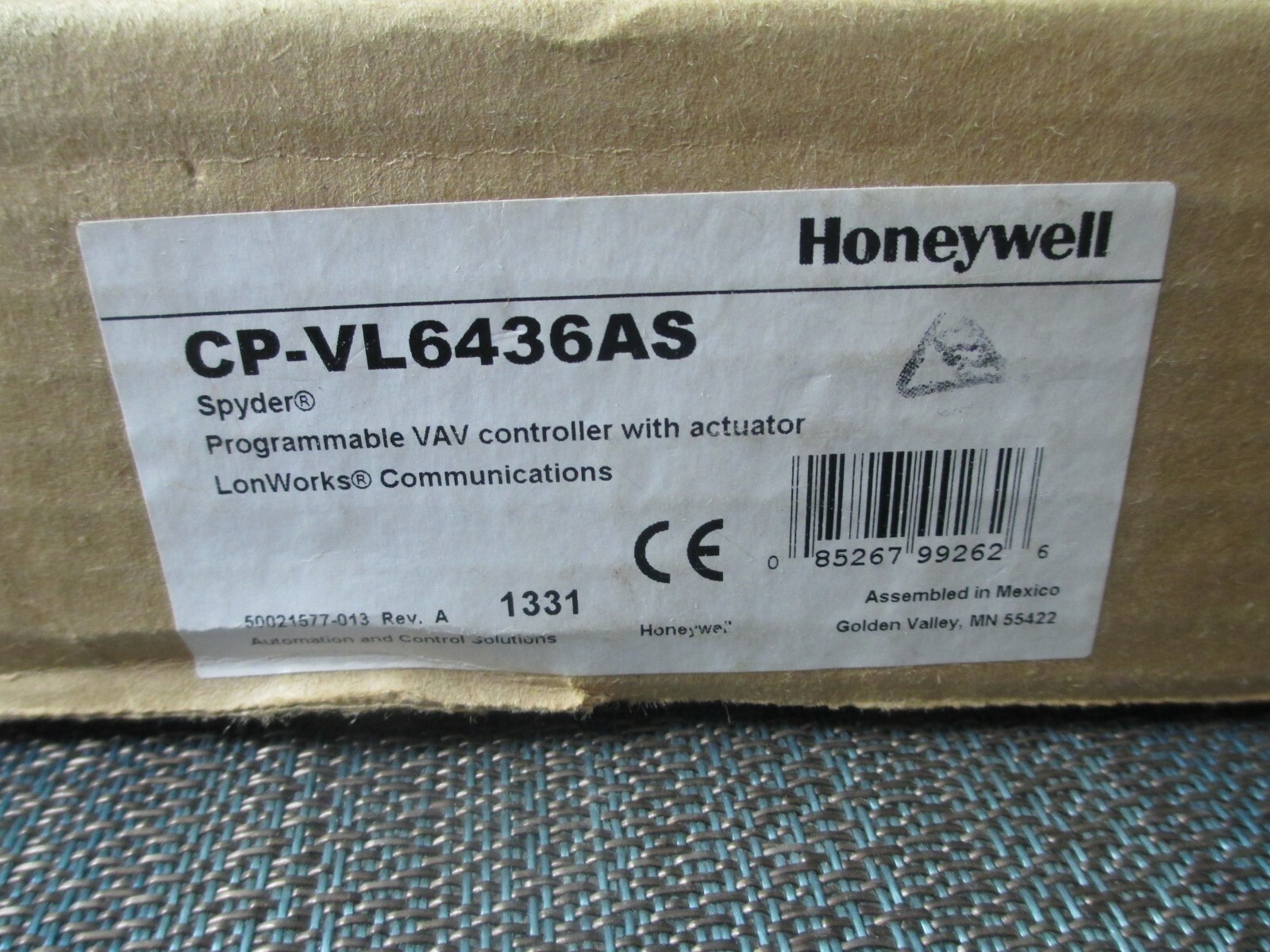 Honeywell CP-VL6436AS Spyder VAV Controller Actuator for sale online | eBay