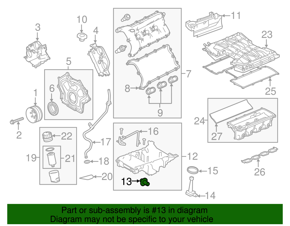 Genuine Land-Rover Drain Plug LR073675 | eBay