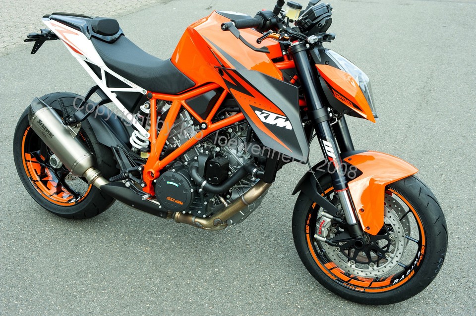 KTM 1290 SuperDuke SD R SDR GT Wheel Sticker Rim Stripes Decals Tape ...