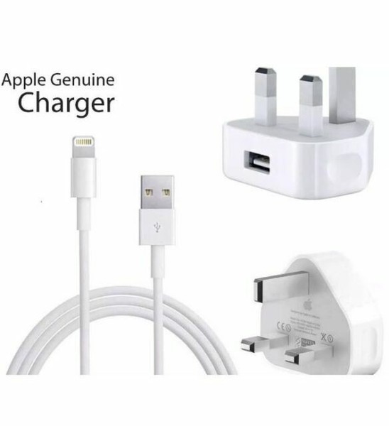 100 Genuine iPhone 5 5C 5S 6 6Plus Mains Wall Charger Plug for sale ...