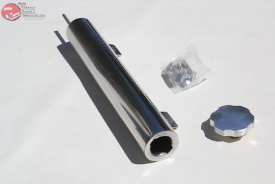 13" Stainless Radiator Water Coolant Overflow Tank Custom Truck Hot Rat ...