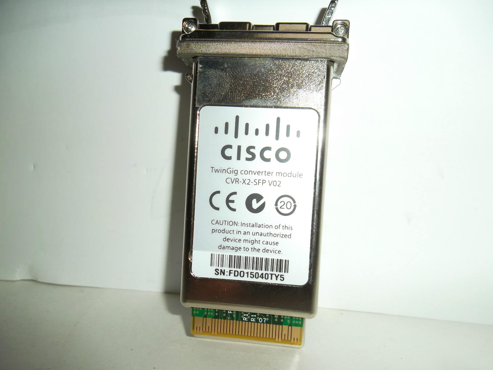 CISCO TwinGig SFP Converter Module 2-Port for Catalyst 3500 4500 CVR-X2 ...