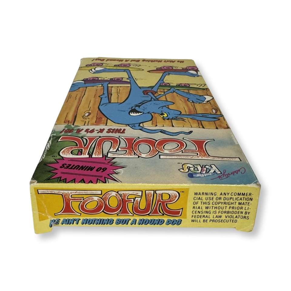 Vintage FOOFUR (VHS) THIS K-9’S A 10 - 1986 Hanna-Barbera - VGUC | eBay