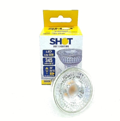 Lampadina SHOT BOT LIGHTING DIMMERABILE GU10 3,6W Faretto VETRO Luce ...