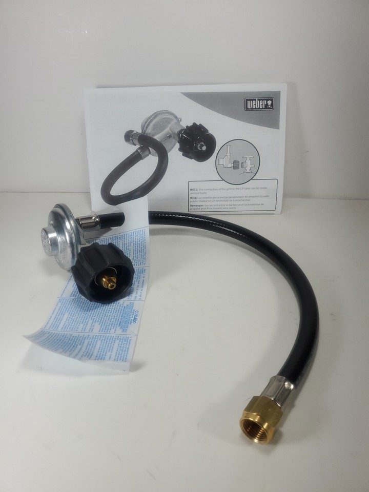 2014 Weber Grill QCC1 Hose and Regulator Kit Part 7501 Fit Genesis ...