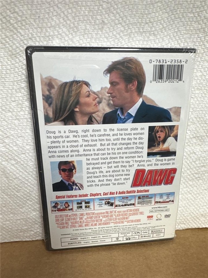 Dawg (DVD, 2002) Denis Leary, Elizabeth Hurley NEW Sealed 26359202124| eBay