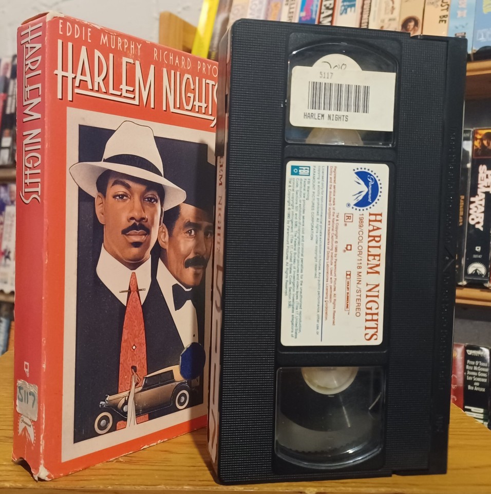 Harlem Nights VHS 1989 Comedy Drama Eddie Murphy Richard Pryor Original ...