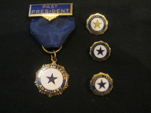 Vintage American Legion Auxiliary Past President Pin Medal & More | eBay