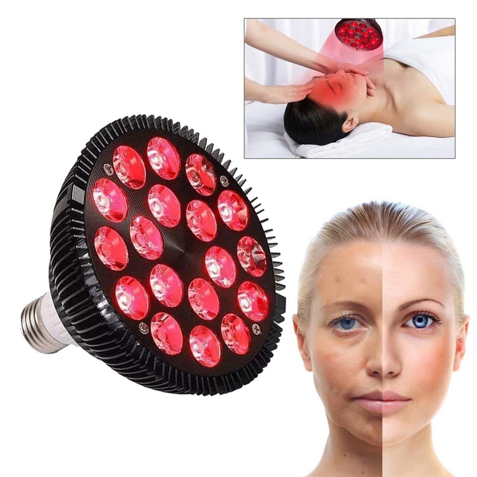 LED Red Light Therapy Bulb Skin 660nm 850nm Deep Near Infrared Combo ...