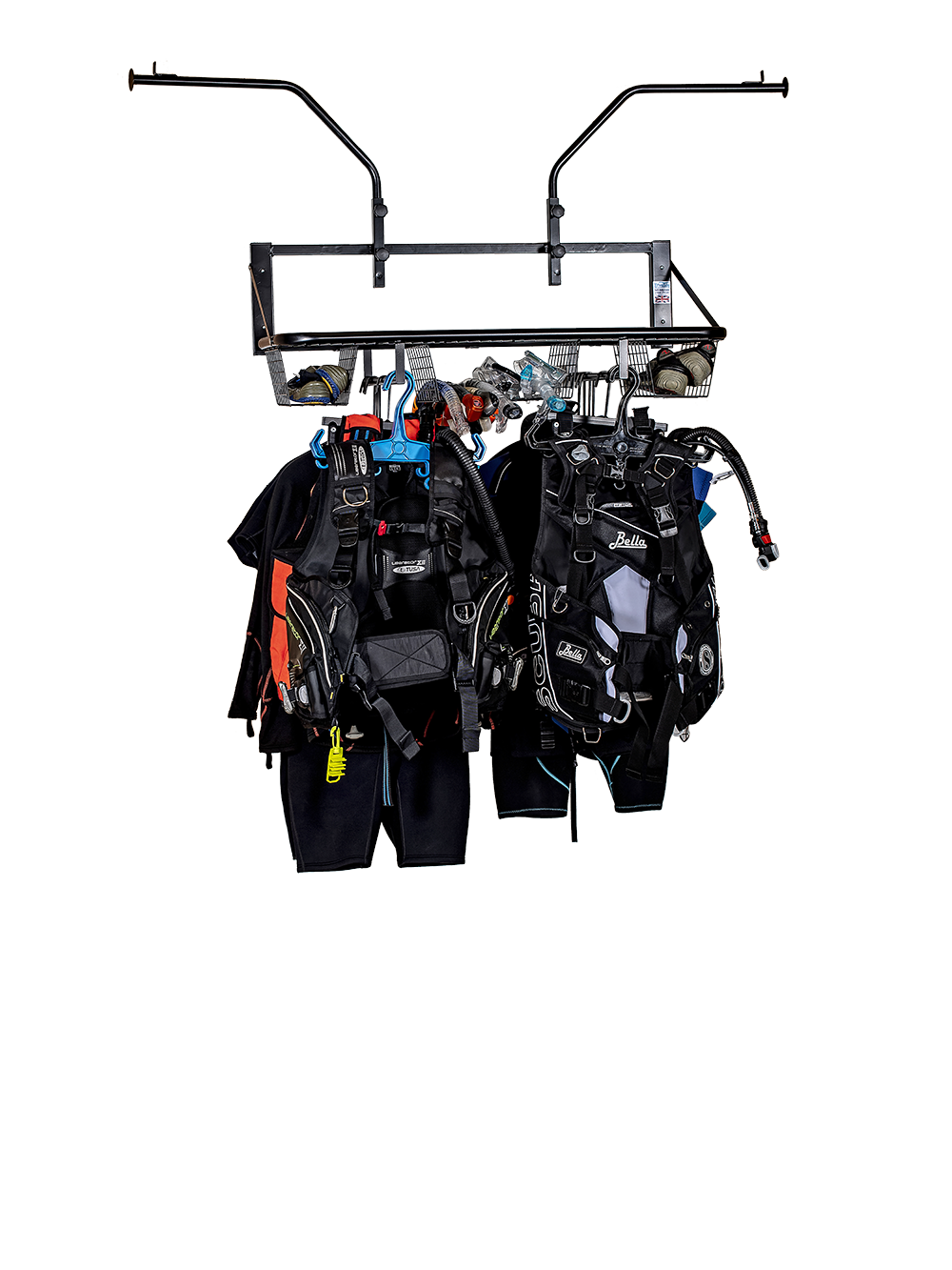 DiveTidy Scuba Diving Clothing dry wet suit bcd drying storage rack ...