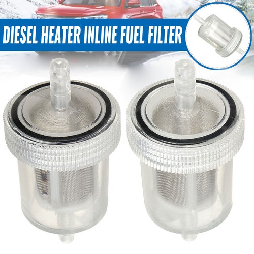 2pcs Diesel Heater Inline Fuel Filter For Caravan Eberspacher Webasto ...