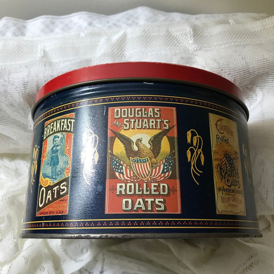 Vintage 1983 Quaker Oats Tin, Limited Edition Tin, Quaker Oats Company ...