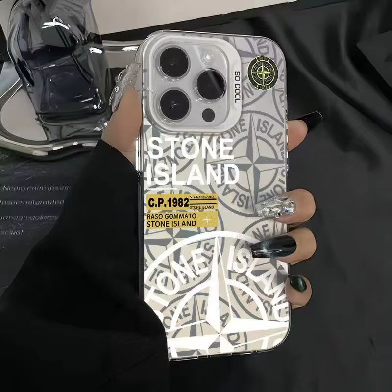 Coque Stone Island - iPhone X XS XR 11 12 13 14 15 16 17 Plus Pro Max ...
