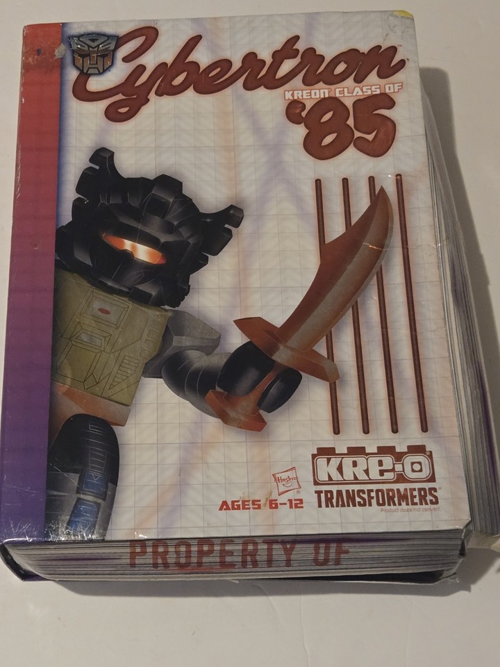 Hasbro KRE-O Transformers Cybertron Class of 1985 Yearbook figure Set ...