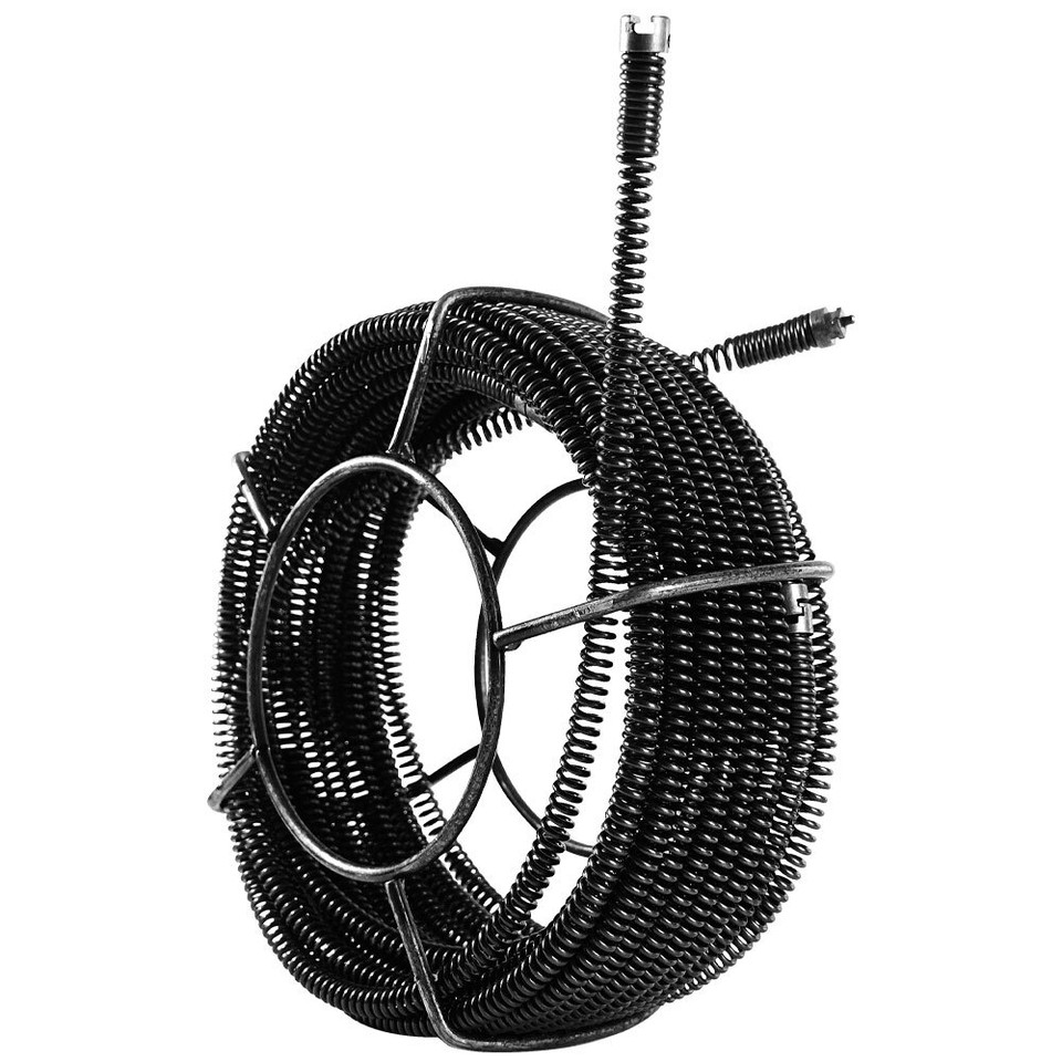 5/8IN Drain Auger Cable Replacement Snake Clog Pipe Sewer Cleaner+6 ...