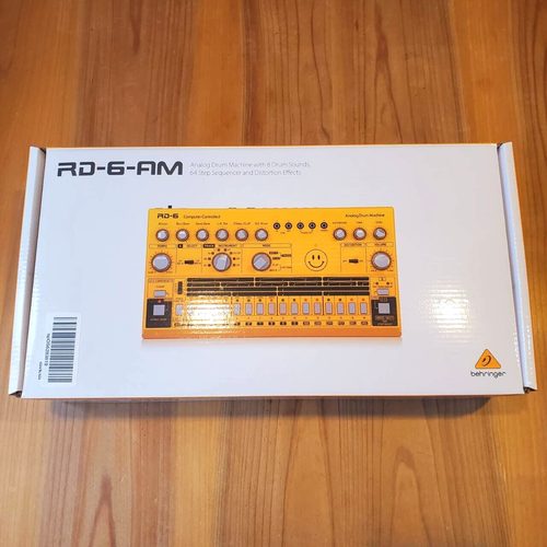 Behringer RD-6-AM Analog Drum Machine - Yellow NEW | eBay