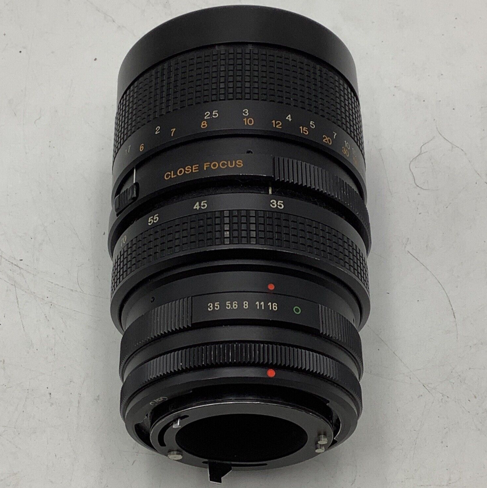 ASANUMA Auto Zoom 35mm-105mm f/3.5 Macro Lens with Leather Case | eBay