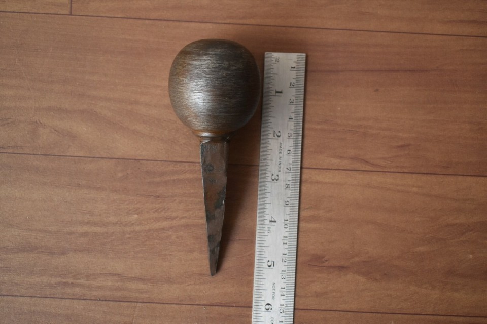 Vintage iron Ball Anvil Blacksmith Hardy Tool Stake mashroom anvil tool ...