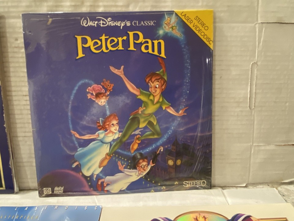 Disney Laserdisc Lot #2 :(5) Lion King, Snow White, Aladdin, Peter Pan ...