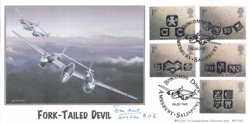 (140988) Fork-Tailed Devil Occasions SIGNED BHC FDC Boscombe Down 2001 ...