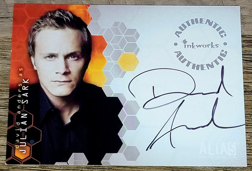 Inkworks Alias Season Two A19 David Anders Autograph | eBay