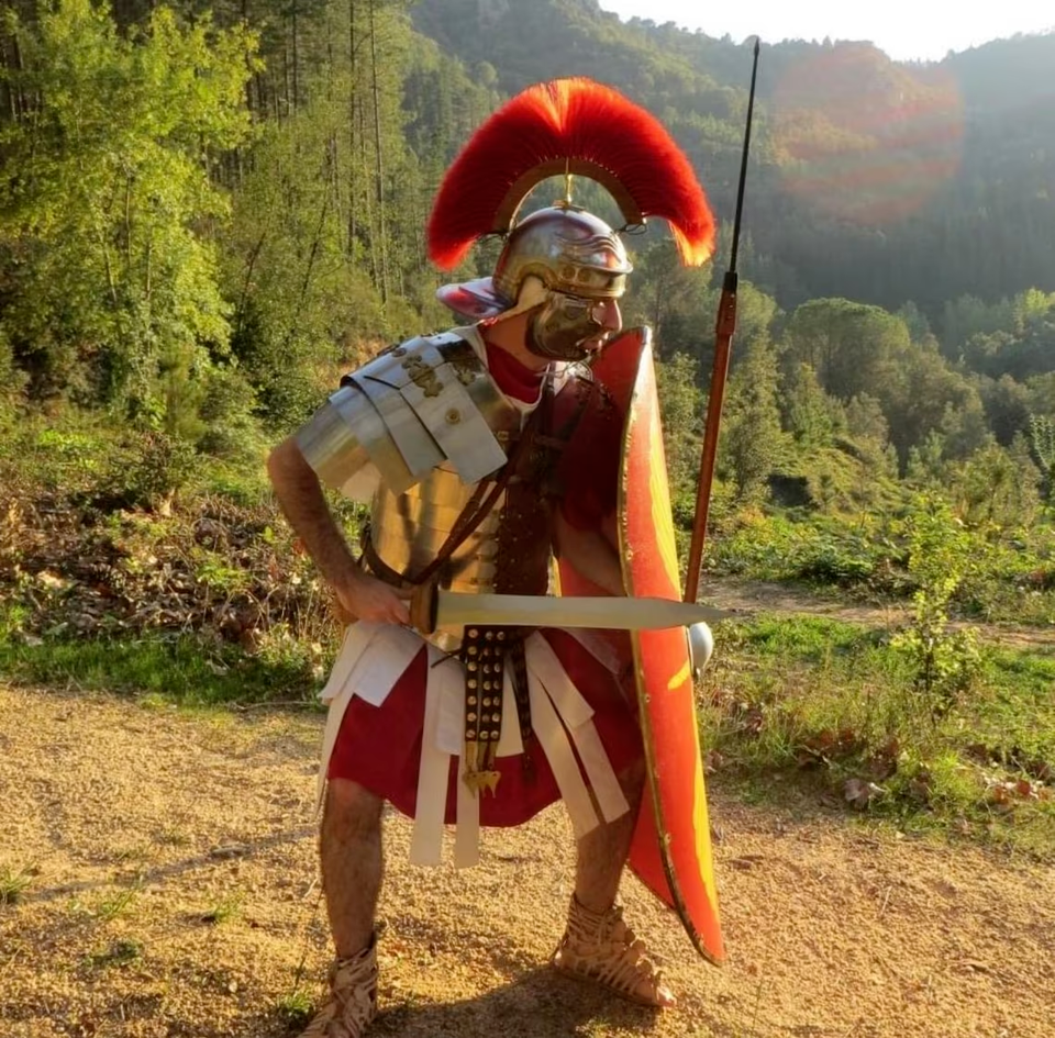 Roman Centurion Legionary Soldier Costume Rome Officer Lorica ...