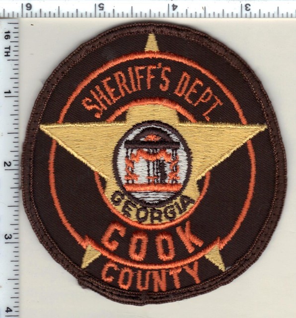 Cook County Deputy Sheriff (Georgia) Uniform Take-Off Shoulder Patch ...