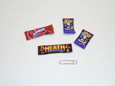 Mini Brands Miniature Heath Candy Bar Warheads Airheads Candy | eBay