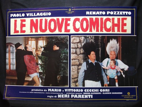 FOTOBUSTA CINEMA - LE NUOVE COMICHE - P. VILLAGGIO, R. POZZETTO -1994 ...