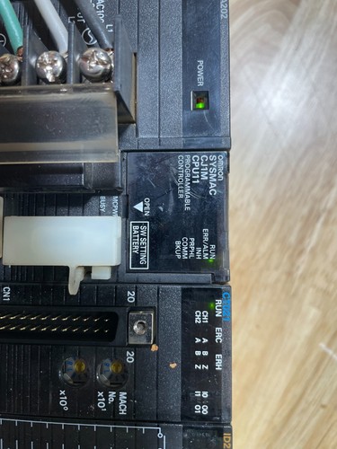 Omron PLC SYSMAC CJ1M-CPU11 TESTED WORKING + CARDS | eBay