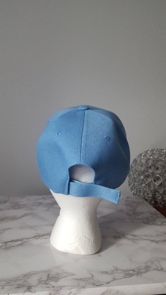 New Powder Blue Fashion Baseball Cap Hat Tie-dye with Iridescent Gems ...