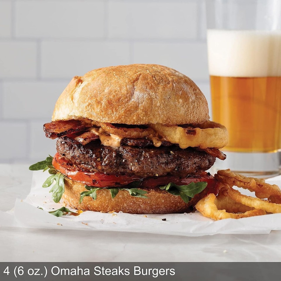 13 Pack Deluxe Ribeye Gift Box (4 Bacon-Wrapped Ribeyes, 4 Omaha Steaks ...